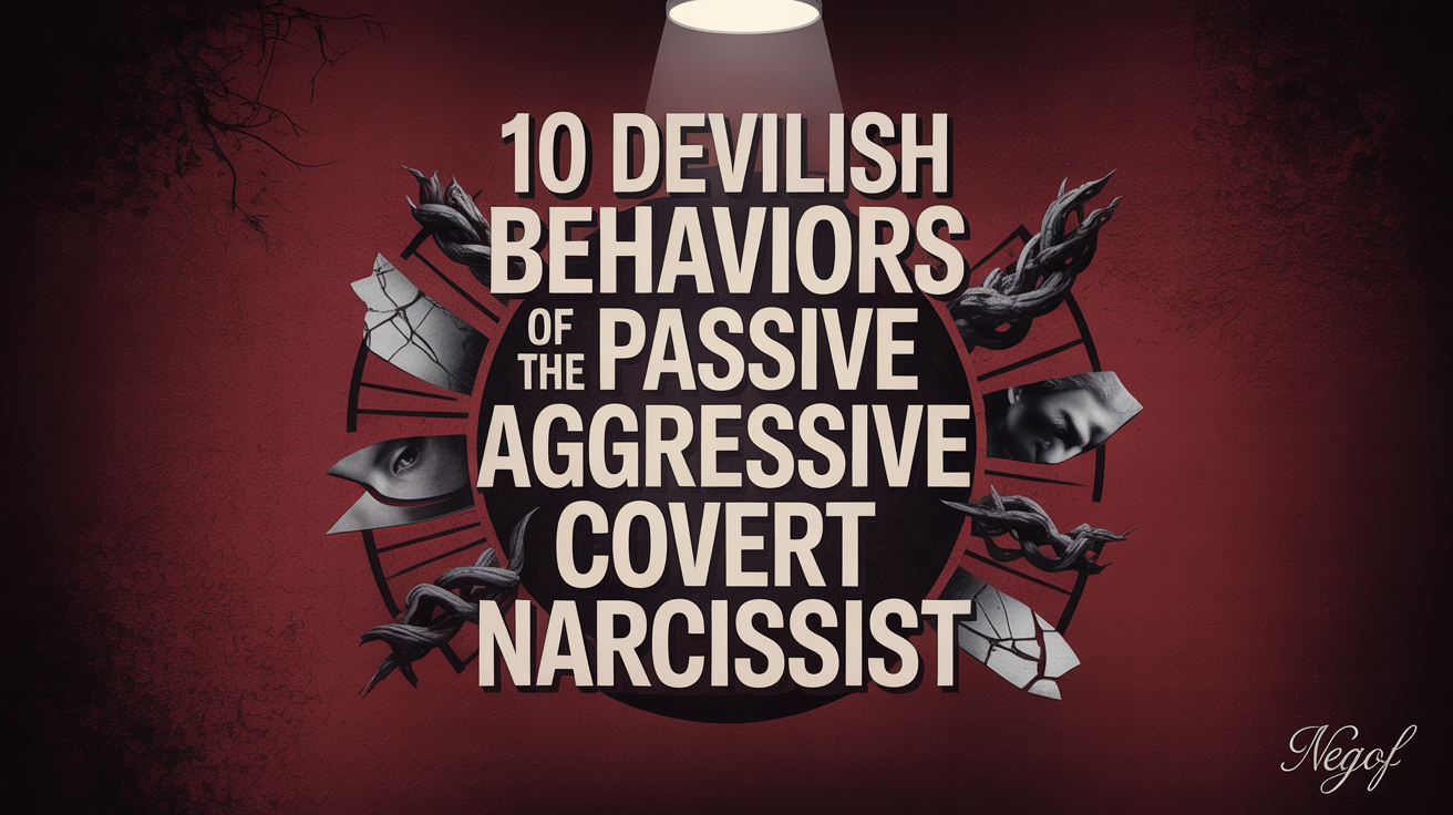 10 Devilish Behaviors of The Passive Aggressive Covert Narcissist - Negof
